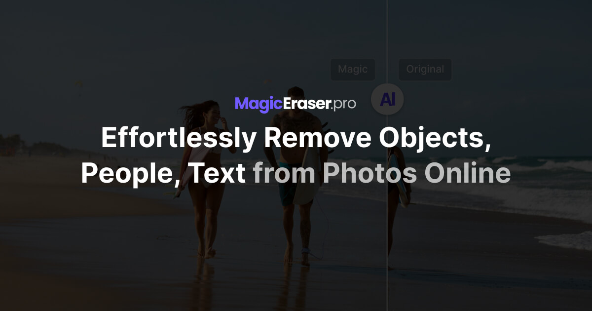 Magic Eraser - Remove Objects from Photos Online Free With AI